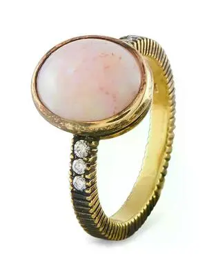 LB EXCLUSIVE Opal And Diamond Ring - Gold