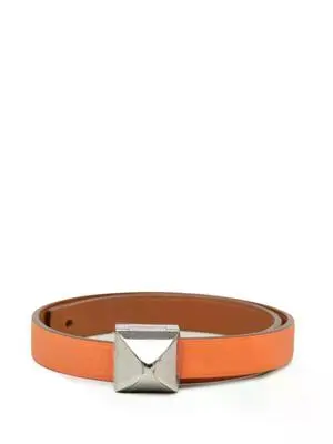 Hermès Swift Medor Infini Double Tour Bracelet - Orange