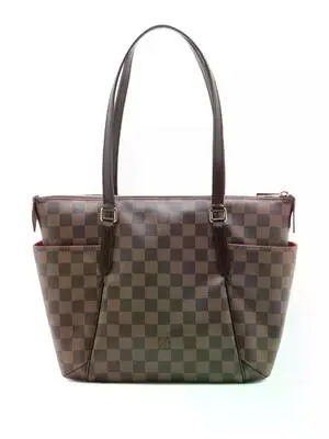 LOUIS VUITTON 2015 Damier Ebene Totally Pm Tote Bag - Brown