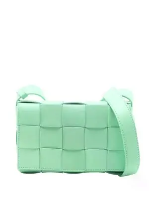 Bottega Veneta Nappa Intrecciato Cassette Crossbody Bag - Green
