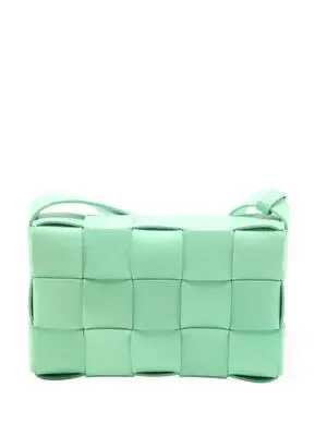 Bottega Veneta Nappa Intrecciato Cassette Crossbody Bag - Green