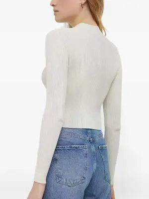 Sisley Ribbed High-neck Knitwear
