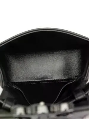 Celine Shiny Calfskin Triomphe Crossbody Bag