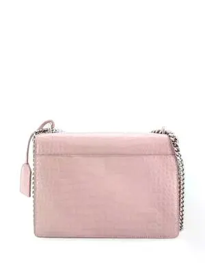 Saint Laurent Sunset Crocodile Embossed Leather Medium Crossbody Bag