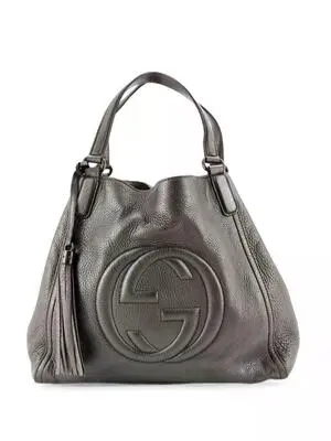Gucci Soho Leather Medium Shoulder Bag - Metallic