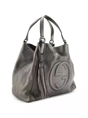 Gucci Gucci Soho Leather Medium Shoulder Bag Metallic