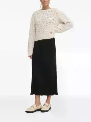 Sisley Chunky-knit Long-sleeve Sweater