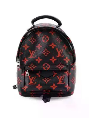 LOUIS VUITTON Palm Springs Limited Edition Monogram Infrarouge Mini Backpack - Black