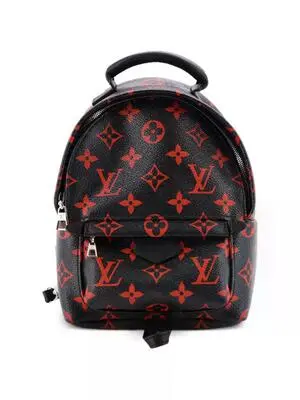 LOUIS VUITTON Palm Springs Limited Edition Monogram Infrarouge Mini Backpack - Black