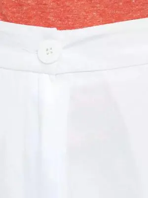 Sisley High-waisted Cropped Trousers