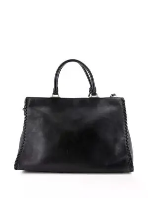 LOUIS VUITTON Very Zipped Monogram Leather Tote Bag - Black