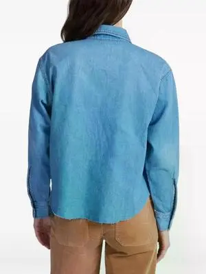 ASKK NY Crosby Raw-hem Denim Shirt