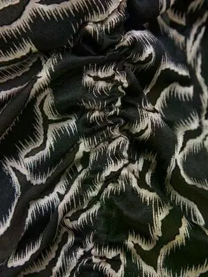Sisley High-neck Abstract-print Top