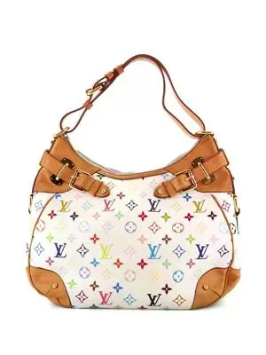 LOUIS VUITTON Monogram Multicolor Hobo Bag - White