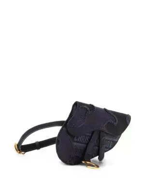 Dior Saddle Camouflage Embroidered Canvas Belt Bag