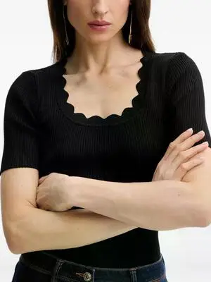 SILVIAN HEACH Ribbed-knit T-shirt