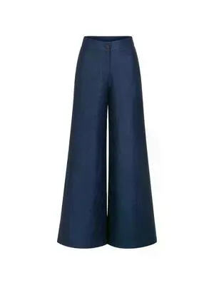 OTRO AMOR Mirror Wide-leg Palazzo Pants