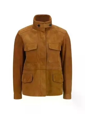 Loro Piana Suede Traveller Mini Field Jacket - Brown