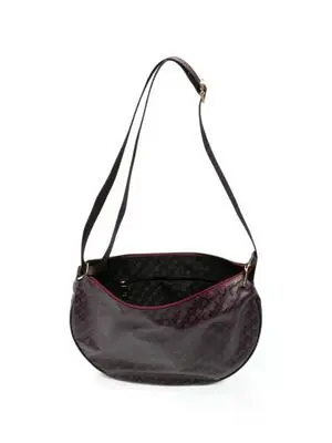 GHERARDINI Small Hobo Logo-print Shoulder Bag