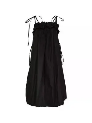 LEE MATHEWS Rosie Ruffled Tie-fastening Midi Dress