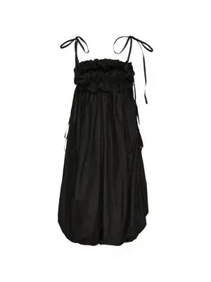 LEE MATHEWS Rosie Ruffled Tie-fastening Midi Dress