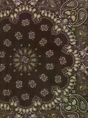 SGOMBERO CANTINE Paisley-print Frayed Scarf