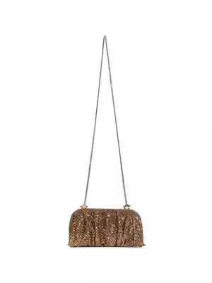 Benedetta Bruzziches Crystal-embellished Ruched Tote Bag