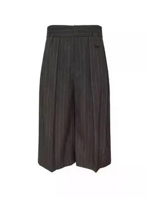 Simone Rocha Pinstripe Pleated Shorts