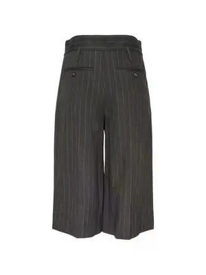 Simone Rocha Pinstripe Pleated Shorts