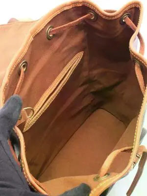LOUIS VUITTON Monogram Montsouris Mm Backpack - Brown