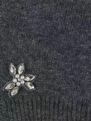 Simone Rocha Crystal-embellished Bonnet