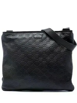 Gucci 2016-2026 Guccissima Crossbody Bag - Black