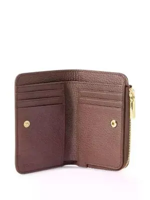 COCCINELLE Small C-me Logo-plaque Pebbled Leather Wallet