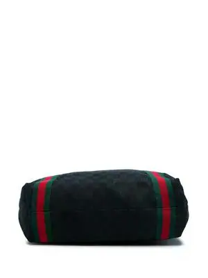 Gucci Gg Canvas Web Tote Bag