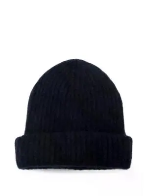 ROBERTO COLLINA Ribbed-knit Beanie Hat - Blue