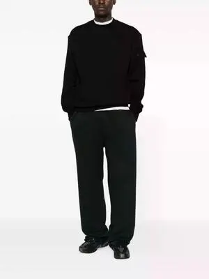 Stone Island Logo-patch Sweater - Black