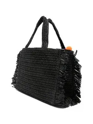 MARC ELLIS Buby Fringe-trimmed Tote Bag