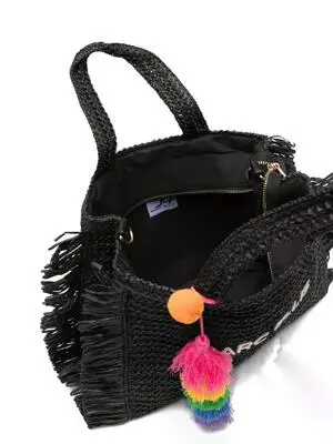 MARC ELLIS Buby Fringe-trimmed Tote Bag