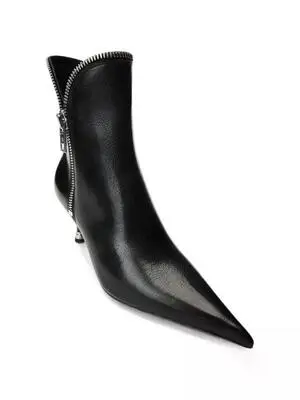 Alexander Wang Akilia Zip-detail Leather Ankle Boots