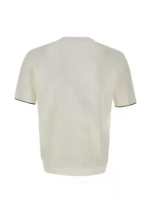 KANGRA Fine-knit Ribbed T-shirt