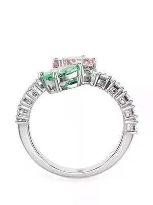 SWAROVSKI X Ariana Grande Crystal-embellished Open Ring - Silver