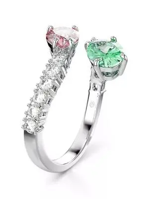 SWAROVSKI X Ariana Grande Crystal-embellished Open Ring - Silver