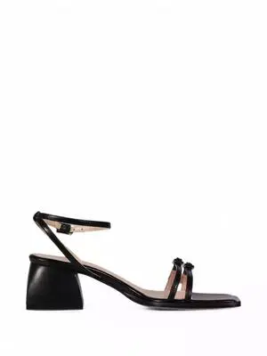 NODALETO Bulla Laetitia Buckle-strap Sandals - Black