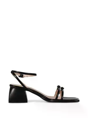NODALETO Bulla Laetitia Buckle-strap Sandals - Black