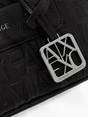 Armani Exchange Logo-embossed Shoulder Bag