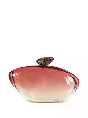 Benedetta Bruzziches Harmony Gradient-effect Pebble-shaped Clutch Bag - Red