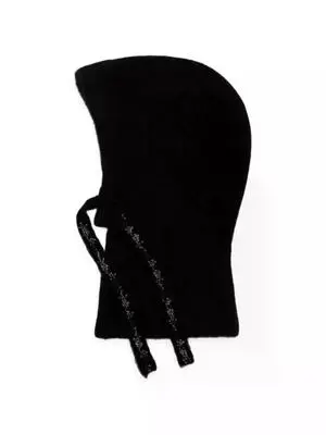 ERMANNO FIRENZE Bead-embellished Balaclava