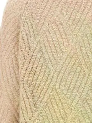 Hemisphere Cable-knit Diamond-pattern Sweater