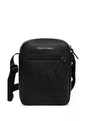 Armani Exchange Reporter Messenger Bag - Black