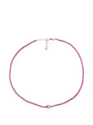 SUZANNE KALAN Infinite Spinel And Diamond Necklace - Pink
